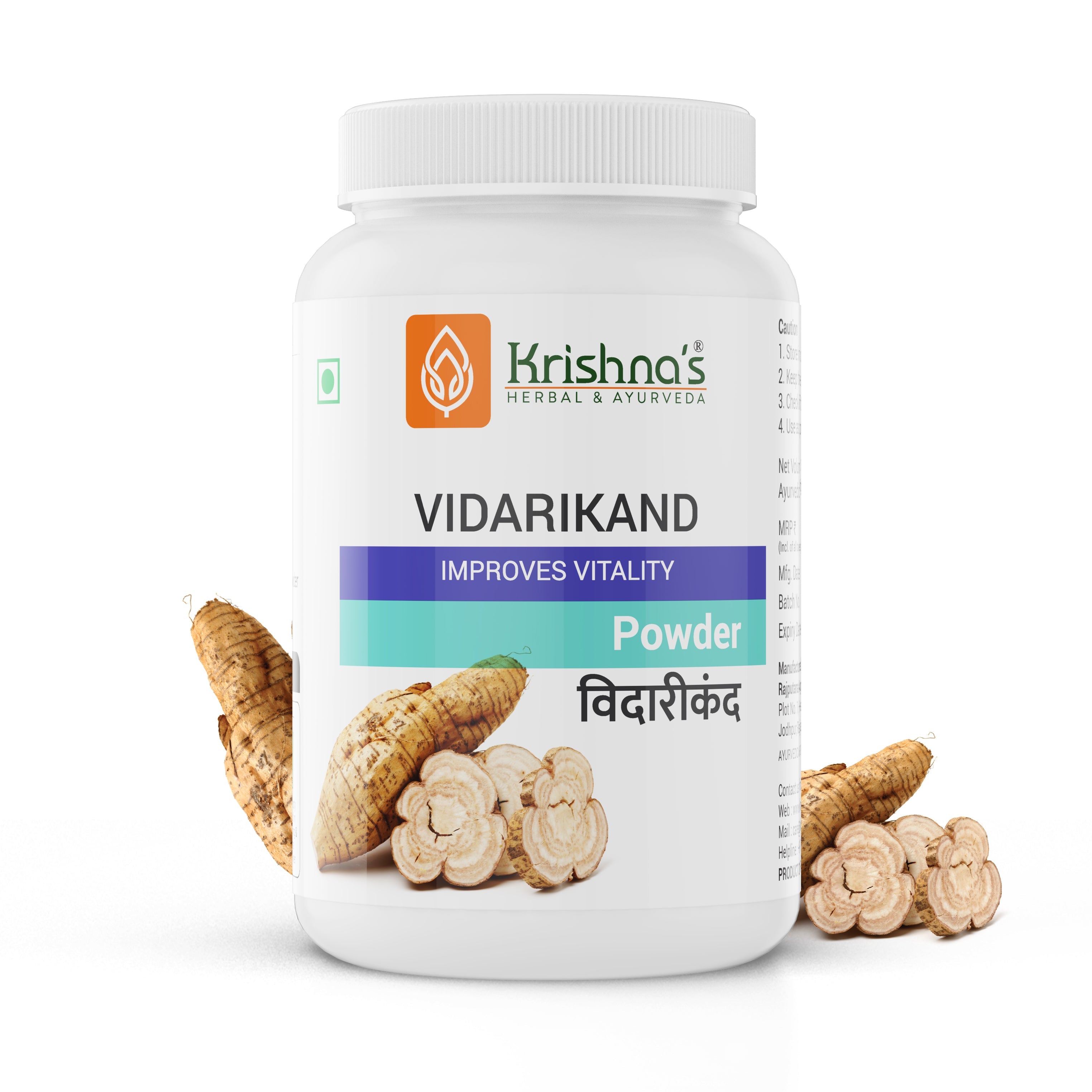 Buy Krishna's Ayurveda Vidari kand (Pueraria tuberosa) Powder - 100 g ...