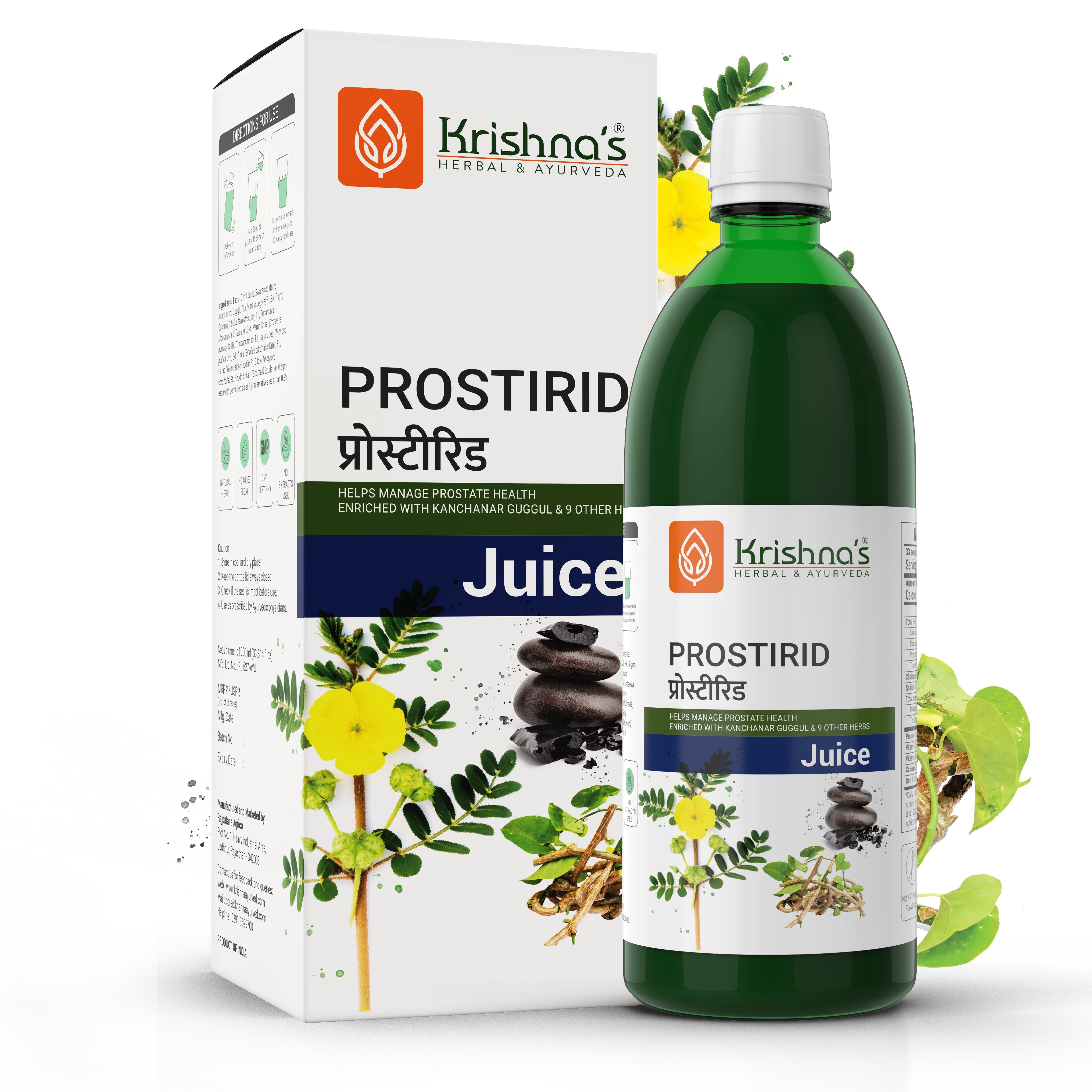 Prostirid Juice for Prostate Health & Urinary Wellness – Krishnaayurveda