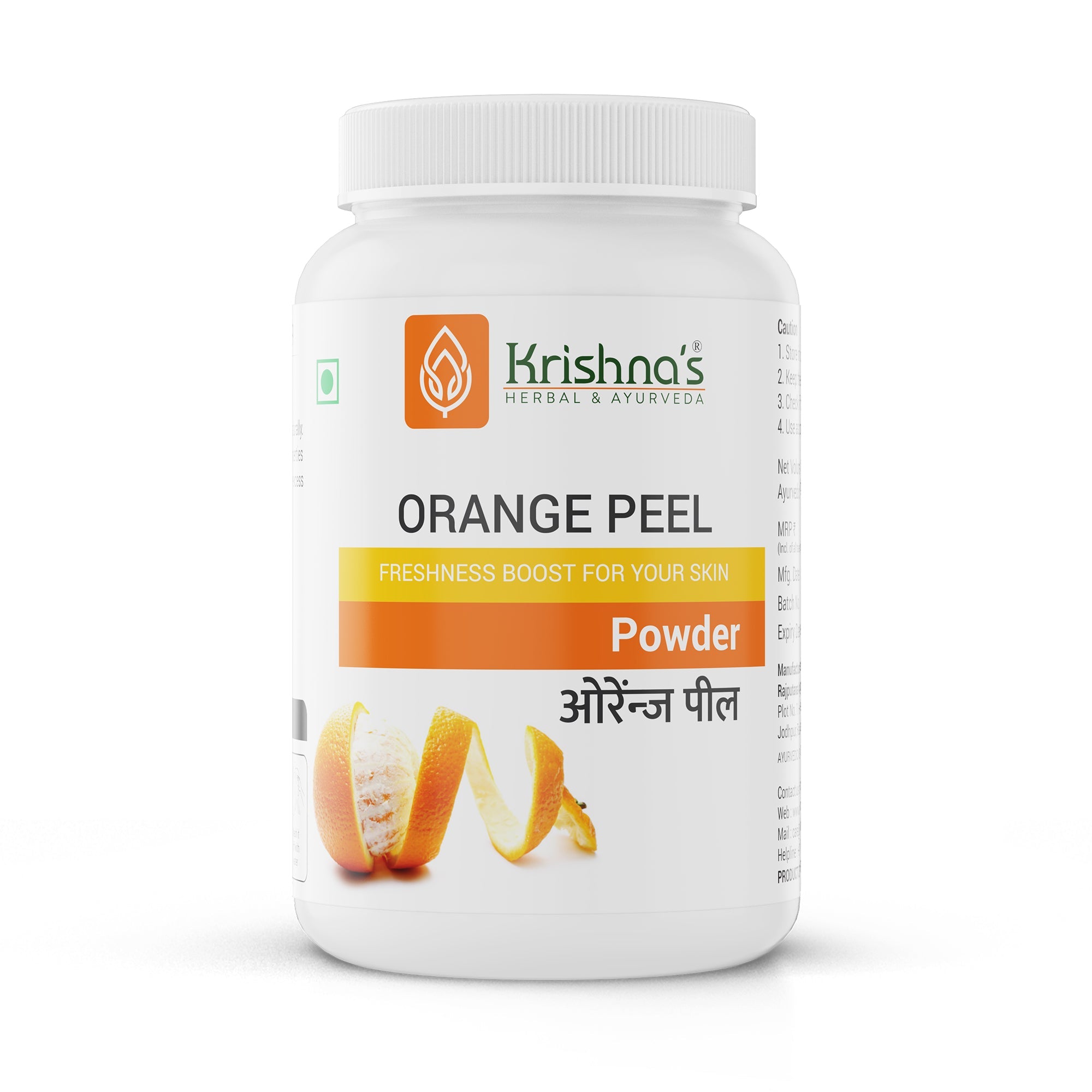 Orange Peel Powder 100 g – Krishnaayurveda